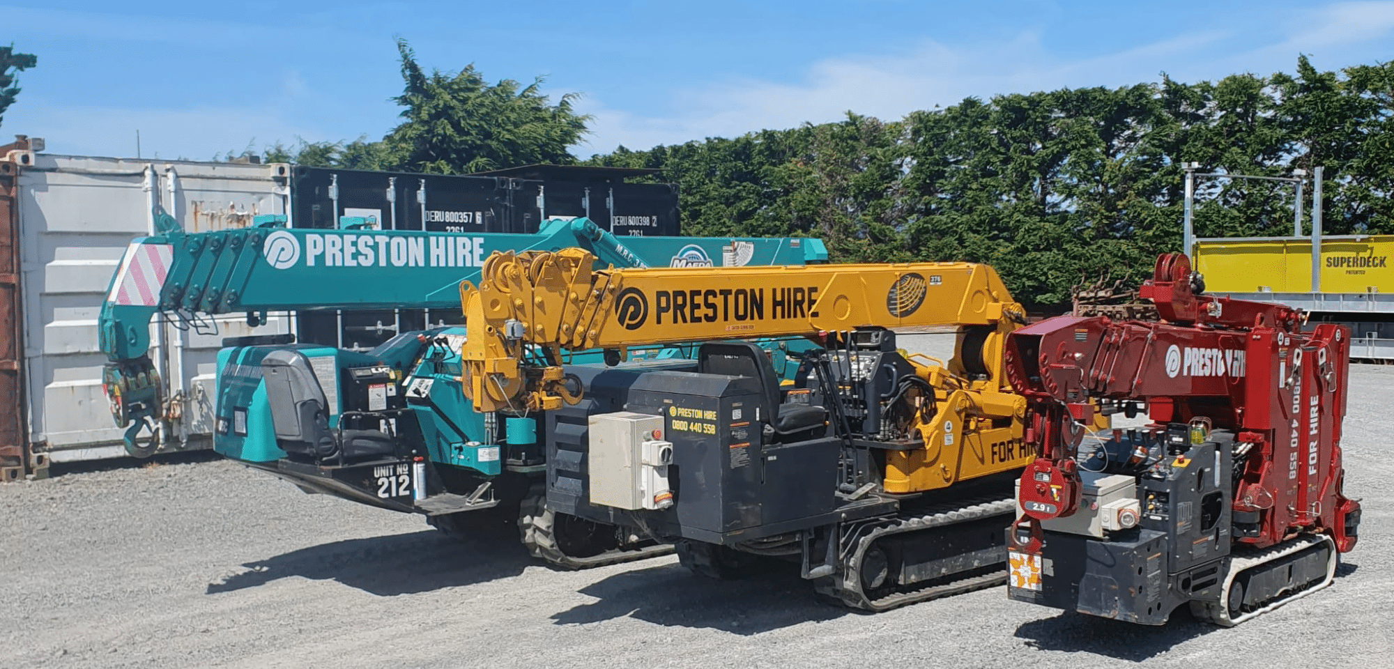 Retractable Loading Platforms & Spider Cranes | Preston Hire NZ