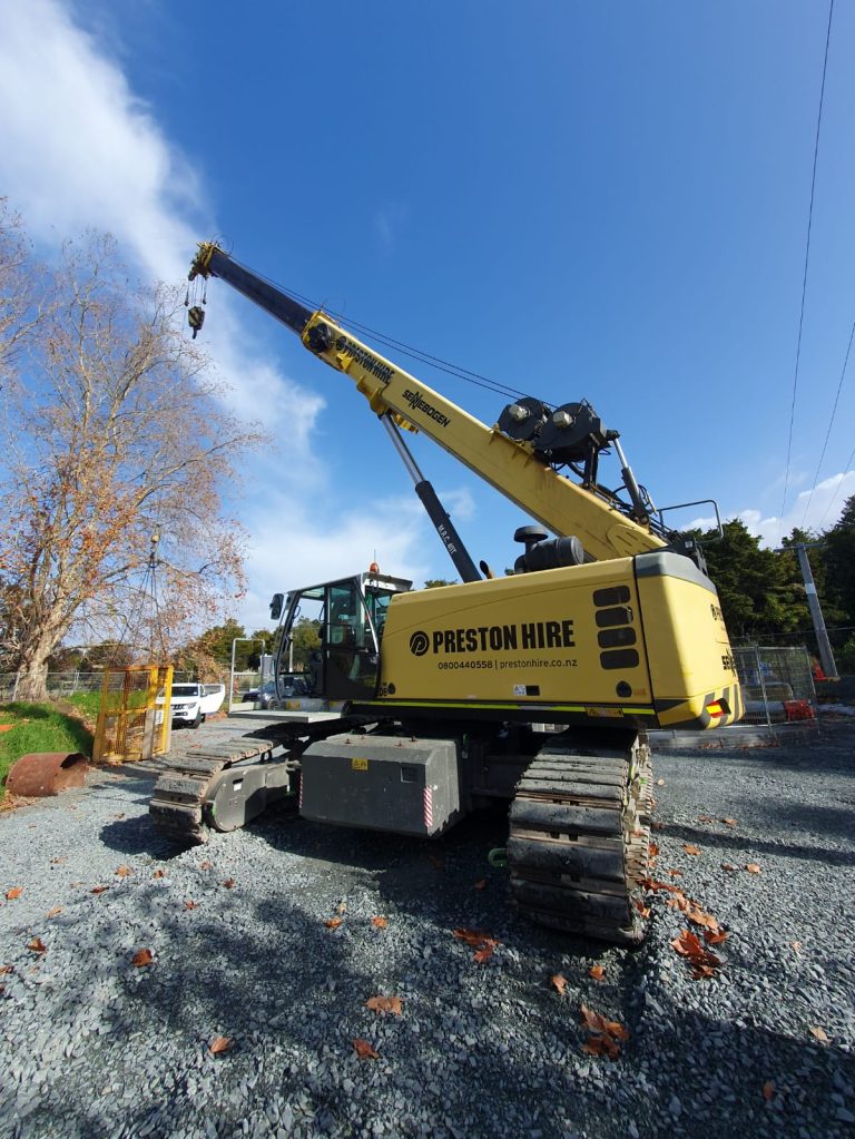 Sennebogen Cranes | Preston Hire NZ